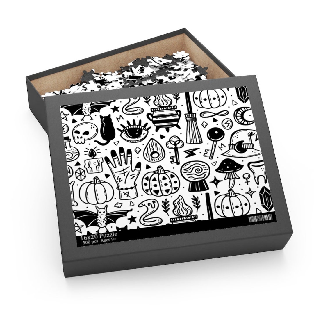 Witchcraft Puzzle, Halloween Puzzle, Witch Jigsaw Puzzle, Fun Fall ...