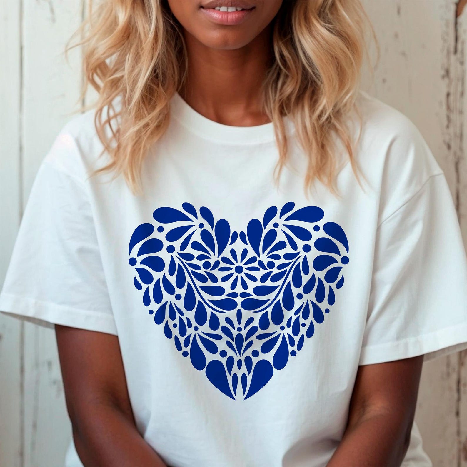SVG Talavera Heart, Talavera SVG, Instant Download, Heart Design ...