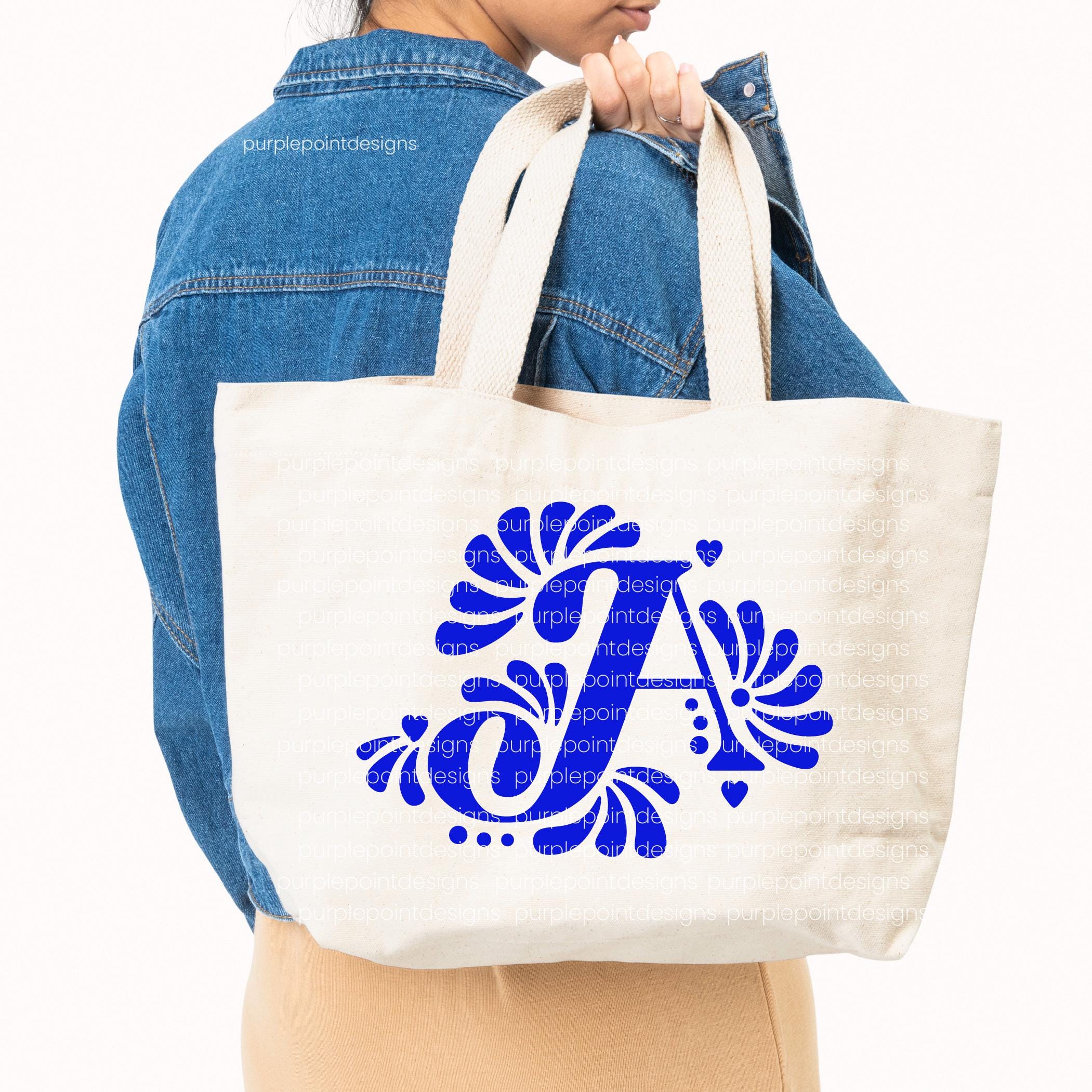 Talavera Monogram Alphabet SVG | Mexican Initial Lettering | Monogram ...