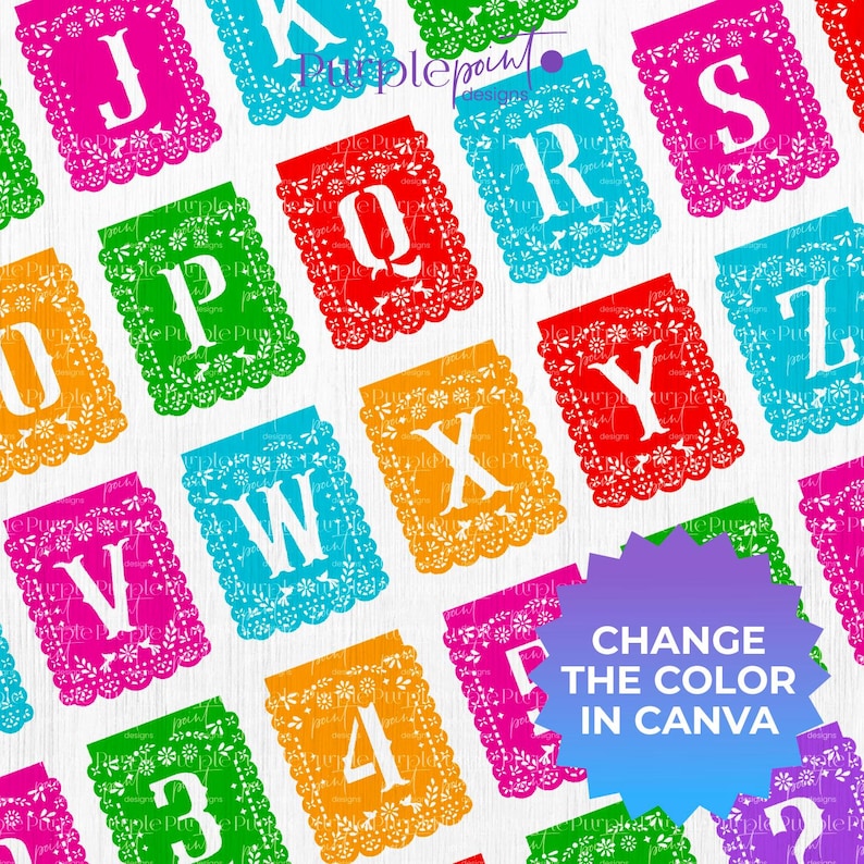 Alphabet Papel Picado SVG, Papel Picado Font Svg, Papel Picado Banner ...