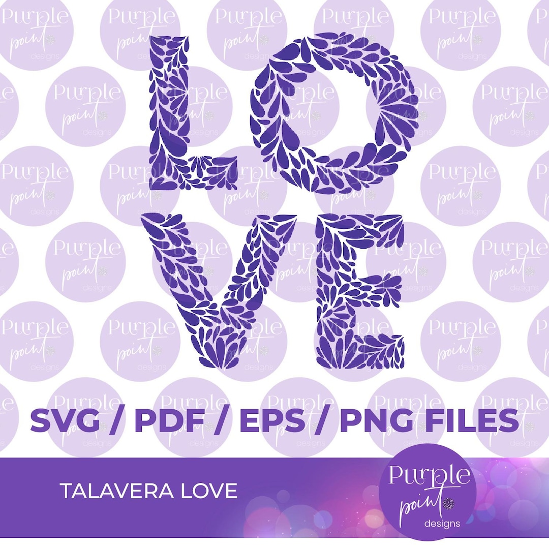 Love SVG Mexican Talavera, Valentine Gift Svg, Sublimation Design, PNG ...