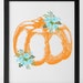 Pumpkin Picture, Halloween Art, Pumpkin Flowers Printable, Fall Art ...
