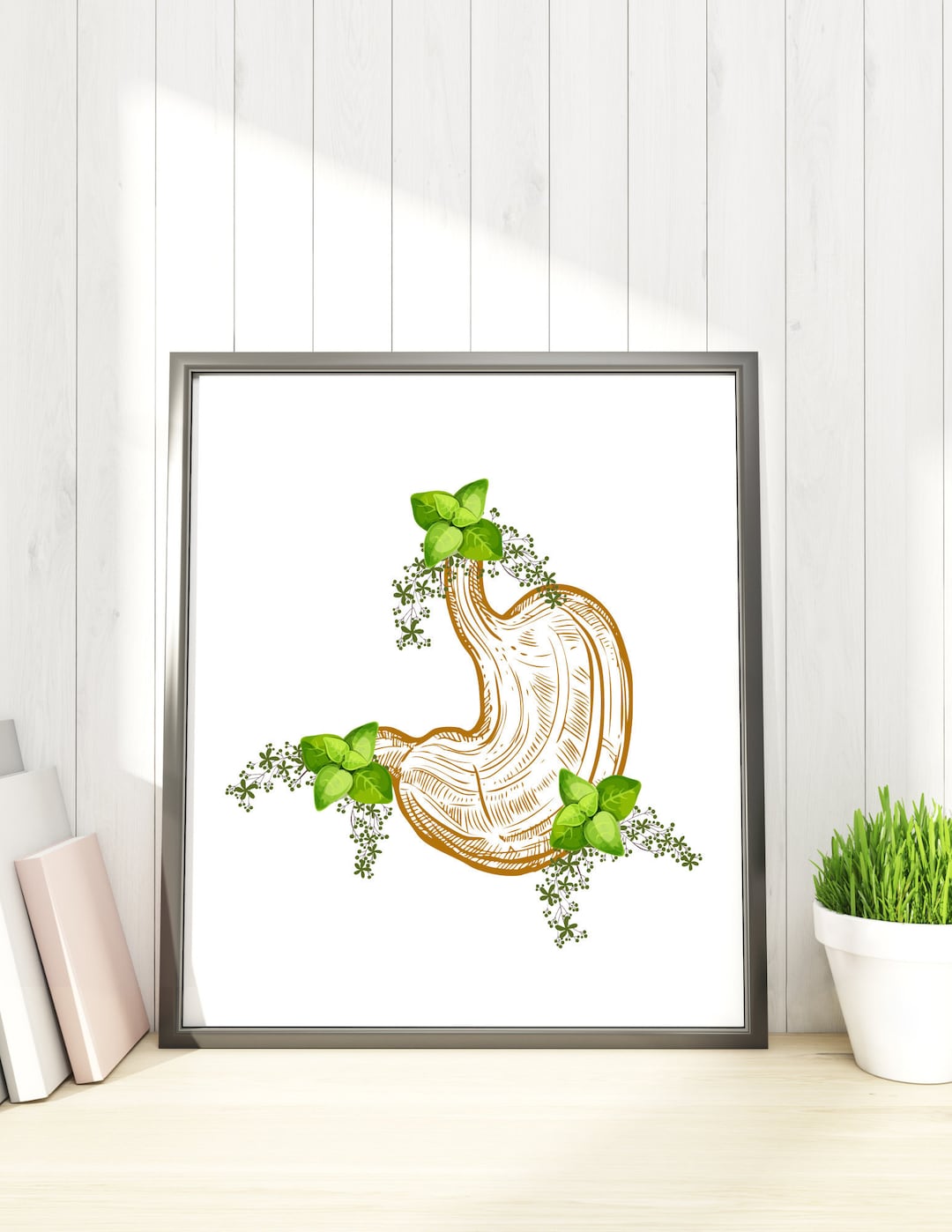 Stomach Anatomy Art, Medical Art, Printable, Digital Download, Office ...