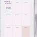 Weekly Undated Goal Planner, Printable, Digital Download, Pastel Colors ...