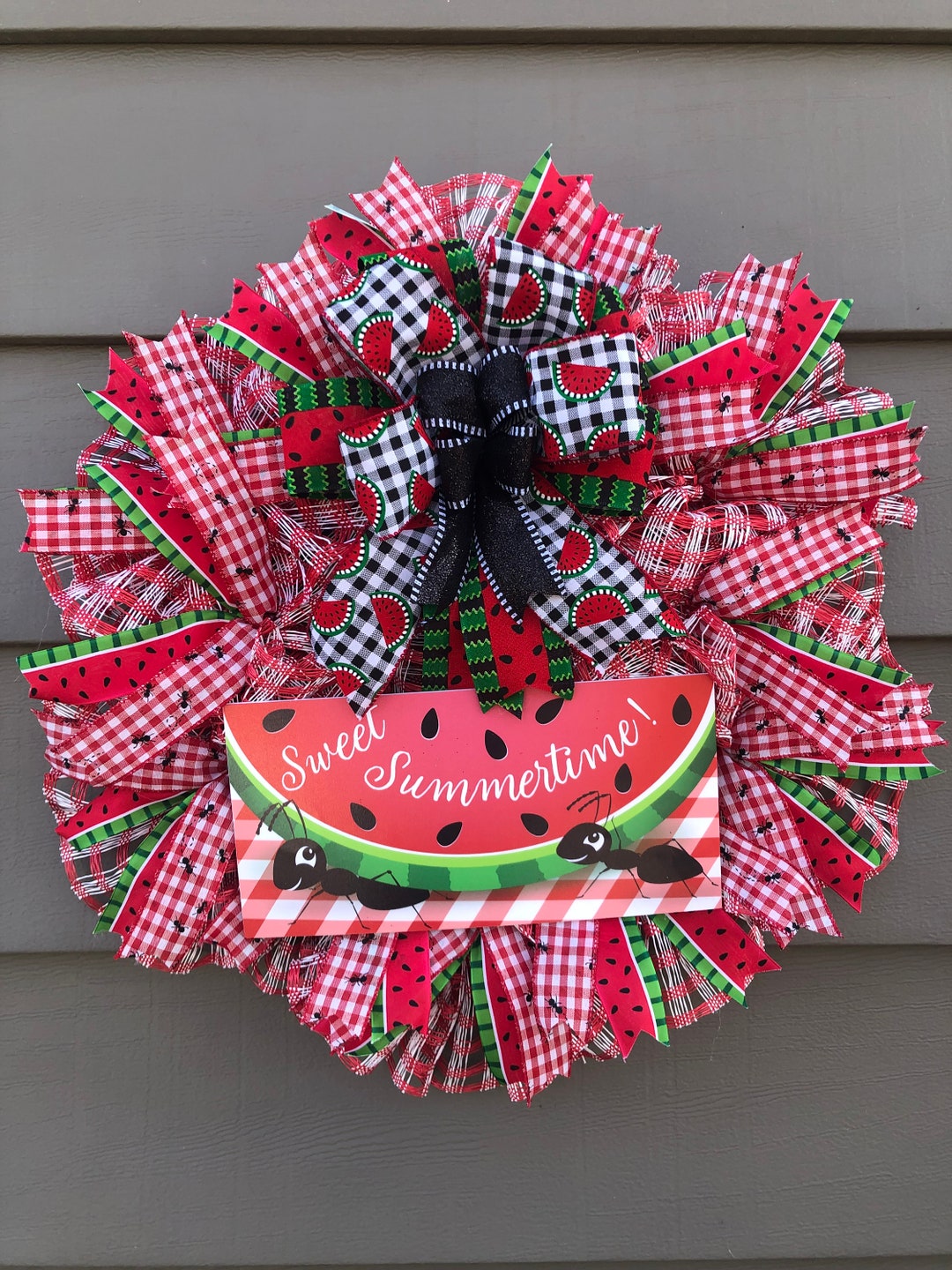 Summer Wreath, Watermelon Summer Decor, Pool Wreath, Summer Decor, Pool ...