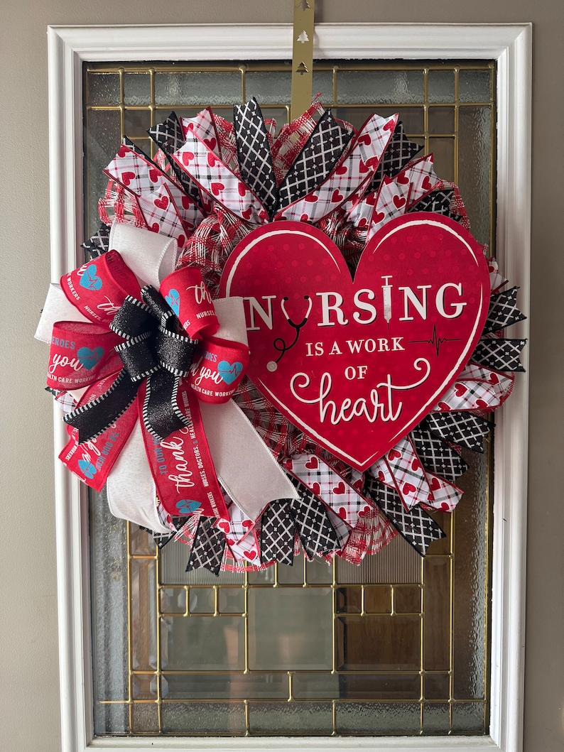 Nurse Wreath, Frontline Worker, Doctors Office Decor, Nurse ...