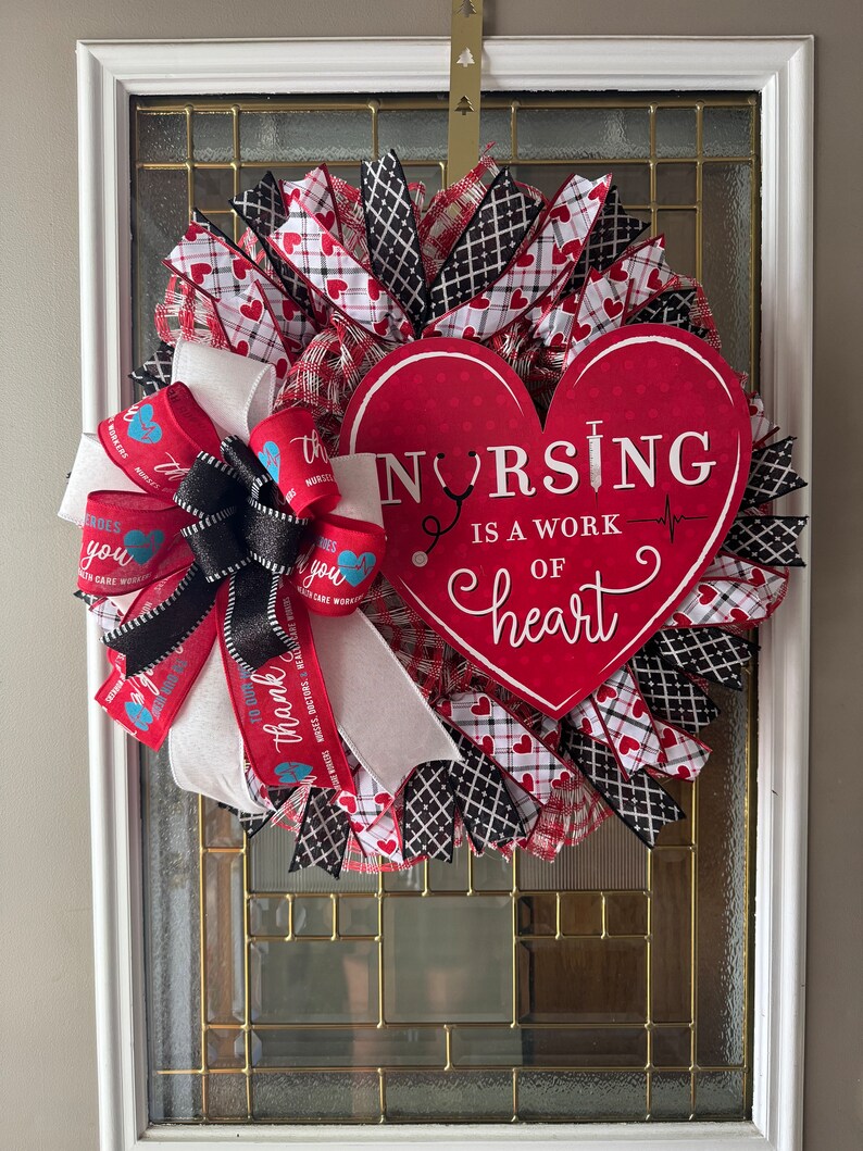 Nurse Wreath, Frontline Worker, Doctors Office Decor, Nurse ...