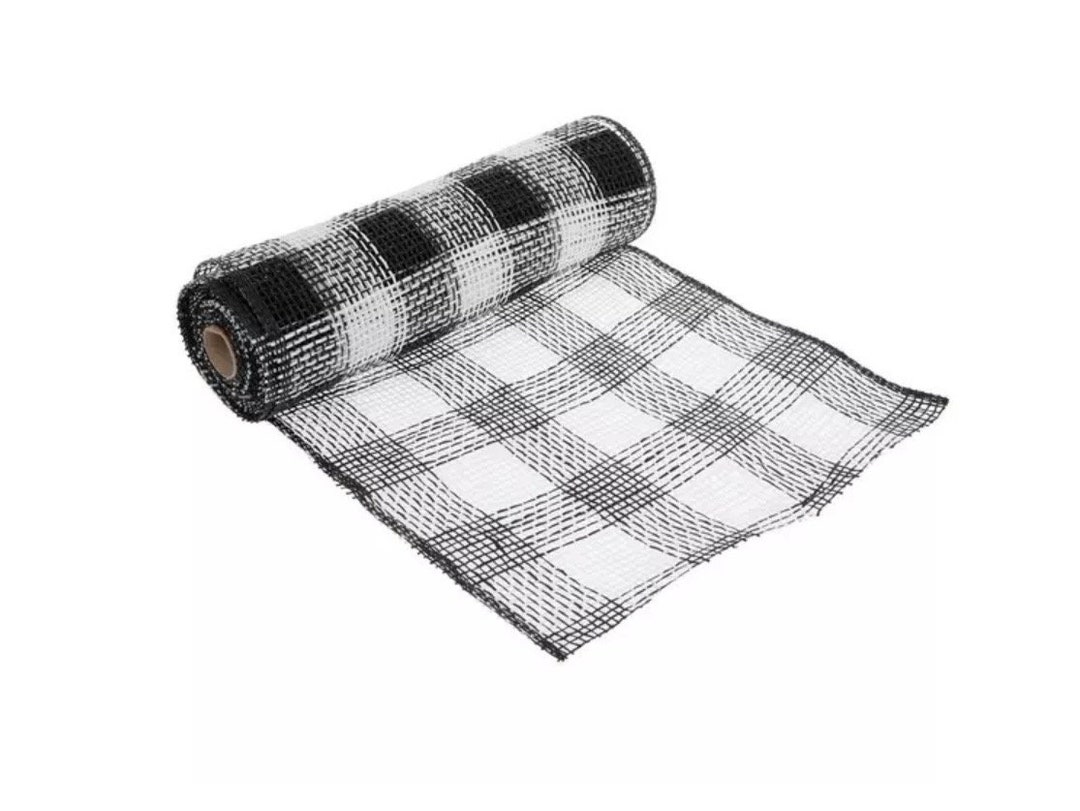 Soft Poly Black & White Mesh, Soft Poly Mesh, Black and White Mesh ...