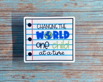 Changing the World One Child at a Time Svg - Etsy