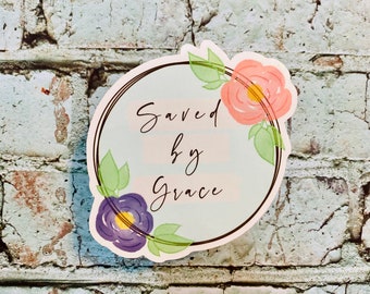 Saved by Grace Decals - Etsy