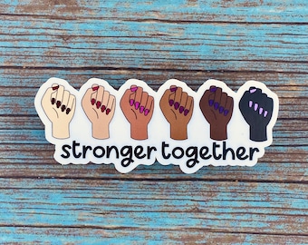 Stronger Together Sticker - Etsy