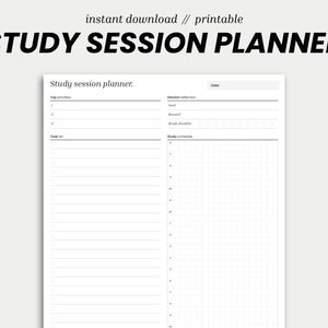 Simple Weekly Study Schedule Printable Set Weekly Revision Timetable ...