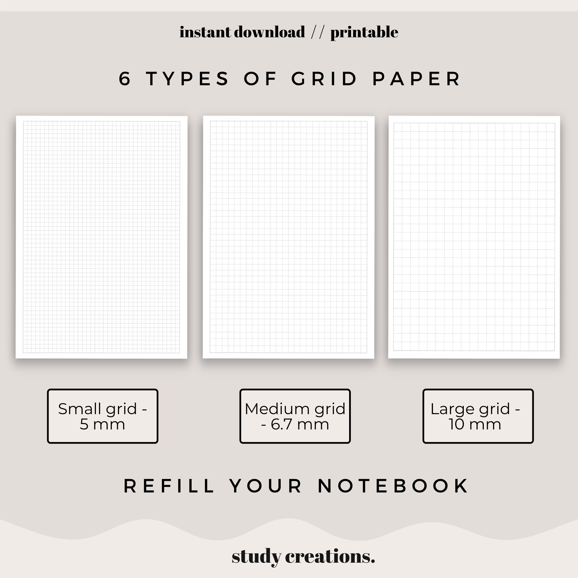Large Grid Paper Template