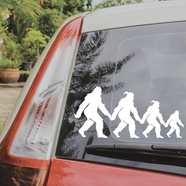Bigfoot Car Window Decals - Etsy