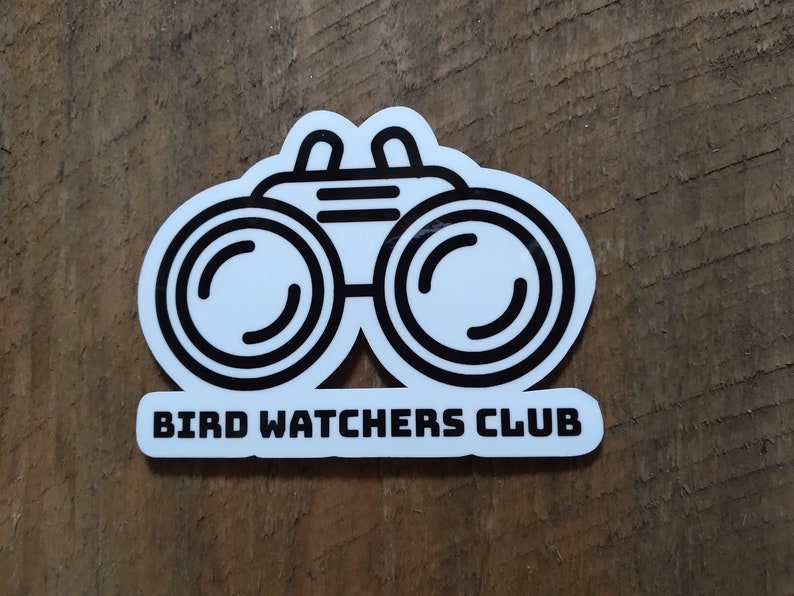 Bird Watchers Club Sticker - Etsy