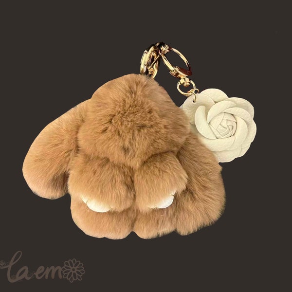 Bunny Keychain - Etsy