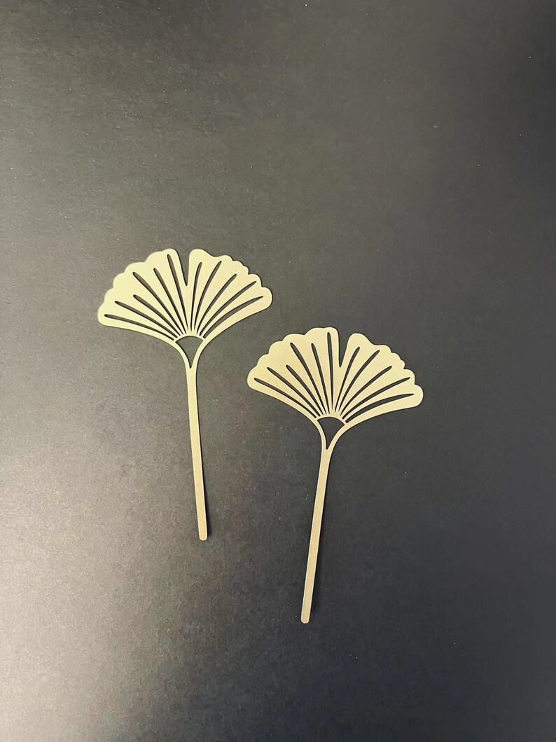 Ginkgo Leaf Bookmarks / Metal Bookmarks / Bookmarks Collection - Etsy