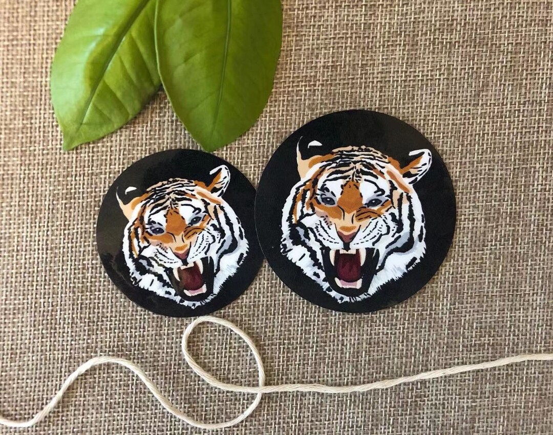 Tiger Vinyl Sticker / Original Designed/ Wildlife / Laptop Decoration ...