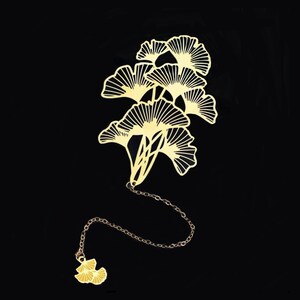 Ginkgo Leaf Bookmarks / Metal Bookmarks / Bookmarks Collection - Etsy