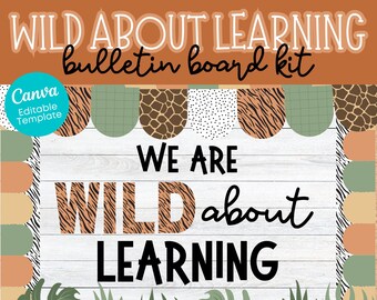 Jungle Welcome Back to School Bulletin Board - Etsy Australia
