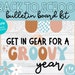 EDITABLE Get in Gear for a Groovy Year Bulletin Board Kit - Etsy