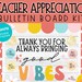 EDITABLE Groovy Teacher Appreciation Bulletin Board Kit | Groovy Retro ...