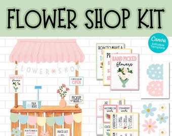 PRINTABLE Flower Shop Dramatic Play Preschool Sensory Play Elementary ...