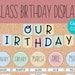 EDITABLE Classroom Birthday Display | Modern Colorful | Birthdays ...