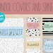 EDITABLE Colorful Binder Covers & Spines Printable Binder - Etsy