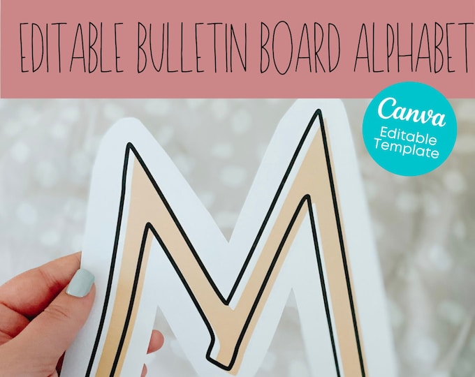 Black Classroom Banner Letters Full Alphabet Classroom Decor Printable ...