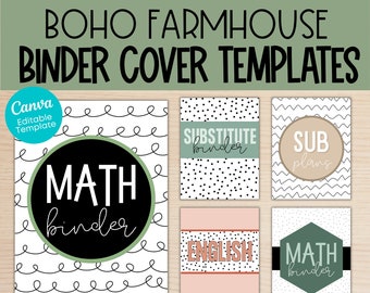 Student Binder Cover Templates