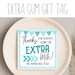 Thank You for Going the Extra Mile Gift Tag Appreciation - Etsy