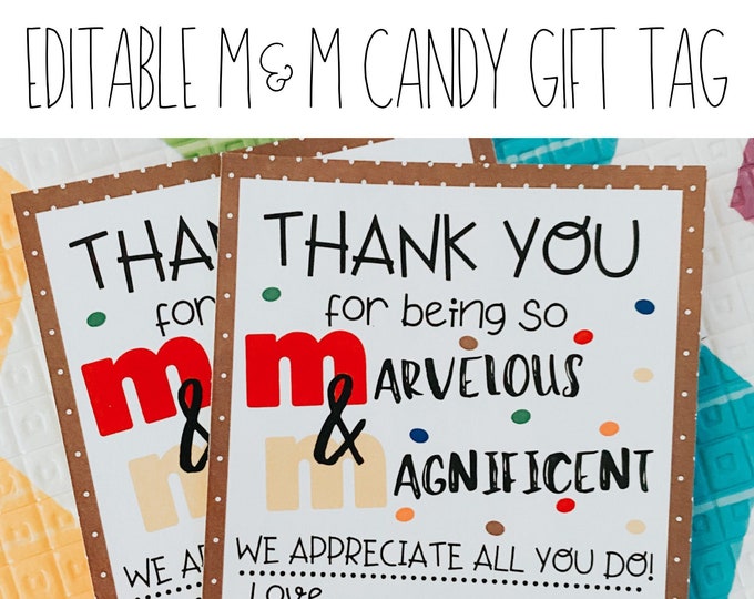 Thanks A Choco LOT for All You Do Printable Gift Tag Appreciation Gift ...