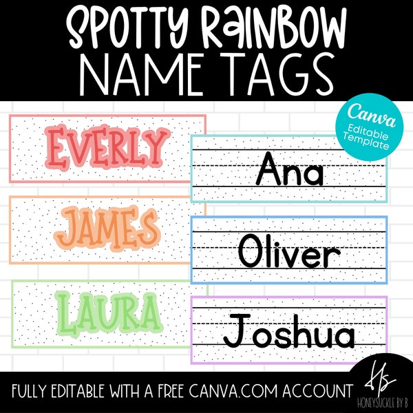 Classroom Name Tags - Etsy