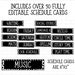 EDITABLE Daily Schedule Cards Modern Tropical Bulletin Board Posters ...