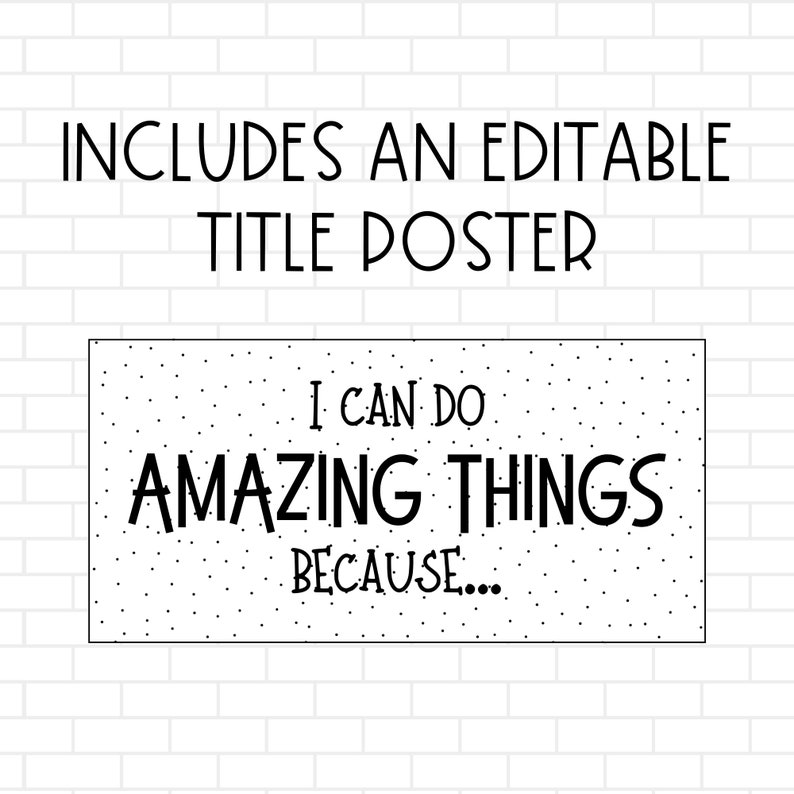 EDITABLE Affirmation Station Posters | Spotty Rainbow | Bulletin Board ...