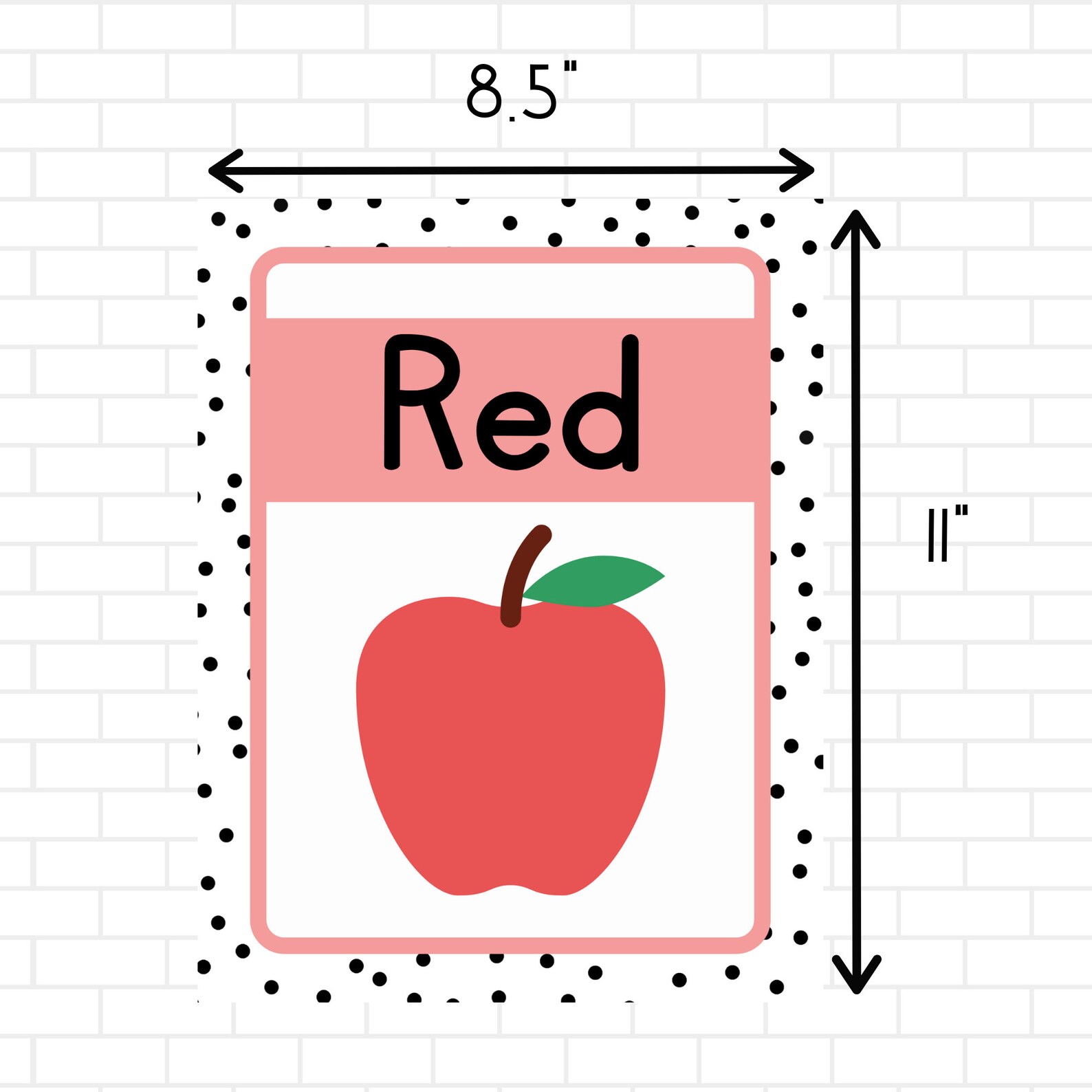 EDITABLE Bright Color Poster Pack Spotty Rainbow Bulletin - Etsy