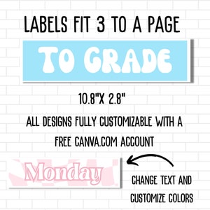 EDITABLE Rolling Cart Labels | Sweet Groovy | Bulletin Board Posters ...