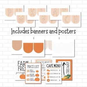 EDITABLE Pumpkin Patch Dramatic Play Kit | Fall Activity | Preschool ...