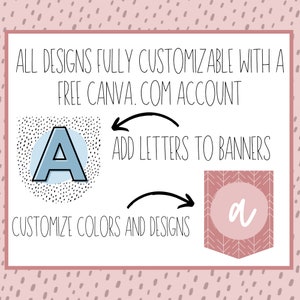 EDITABLE Bulletin Board Banner Letters | Printable Classroom Bunting ...