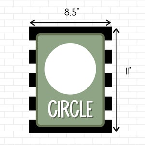 PRINTABLE Boho Farmhouse Shape Posters | Bulletin Board Posters ...