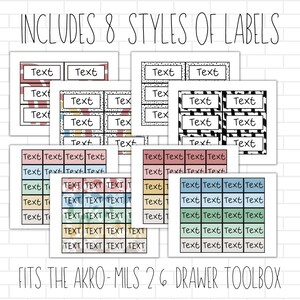 EDITABLE Teacher Toolbox Labels | Modern Colorful | Toolbox Labels ...