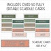 EDITABLE Daily Schedule Cards | Boho Farmhouse | Bulletin Board Posters ...