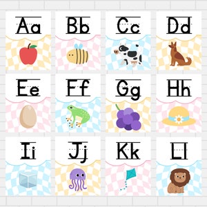 EDITABLE Sweet Groovy ABC Poster Pack | Groovy Retro | Bulletin Board ...