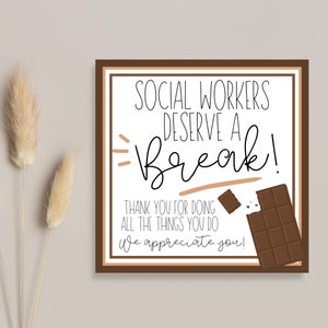 EDITABLE You Deserve A Break Kit Kat Gift Tag | Appreciation Gift ...