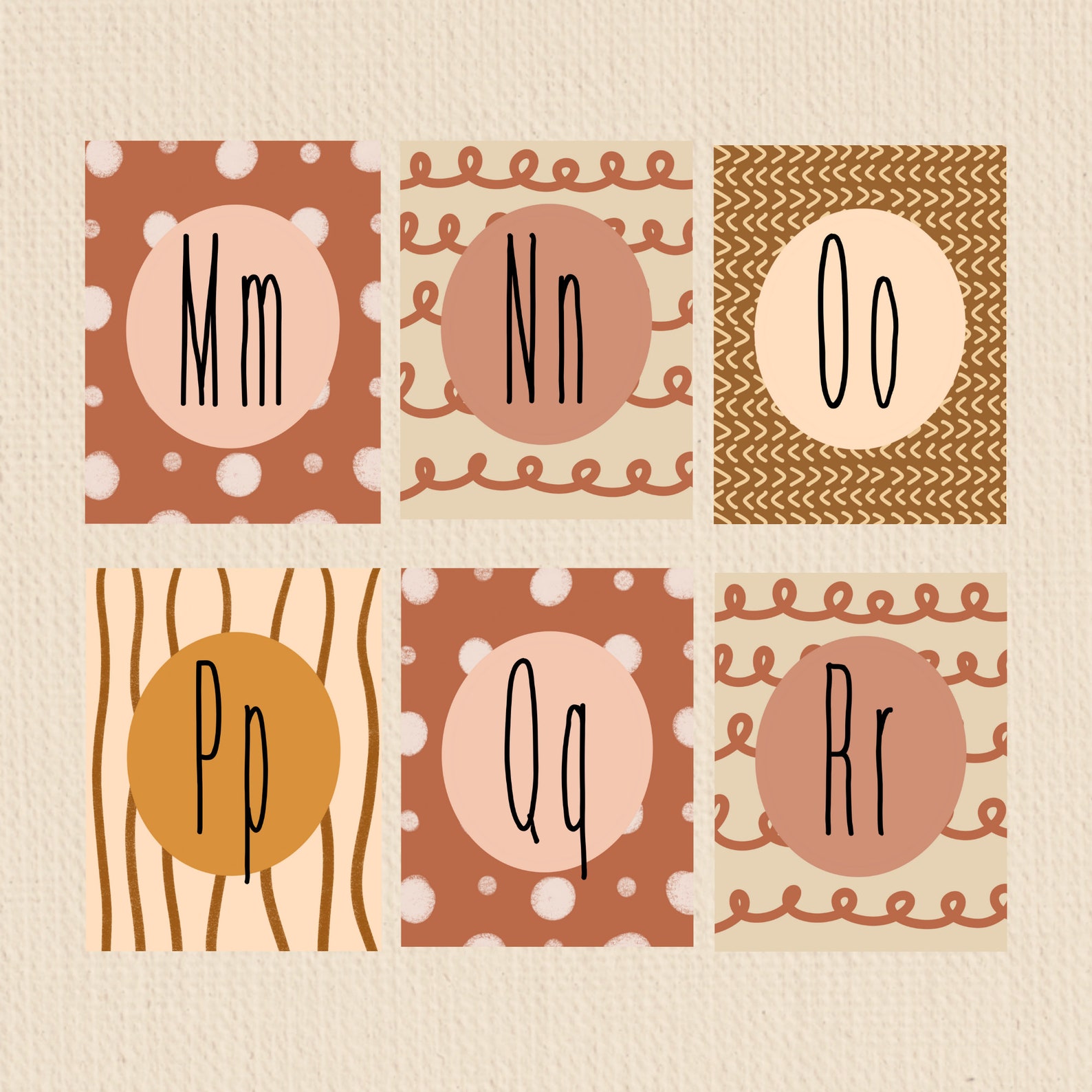 PRINTABLE Boho Alphabet Poster Pack Bulletin Board Posters - Etsy Australia