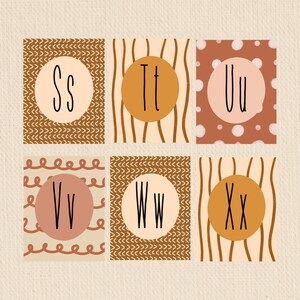 PRINTABLE Boho Alphabet Poster Pack | Bulletin Board Posters ...