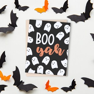 PRINTABLE Boo Yah Card Printable Greeting Card Blank Card - Etsy