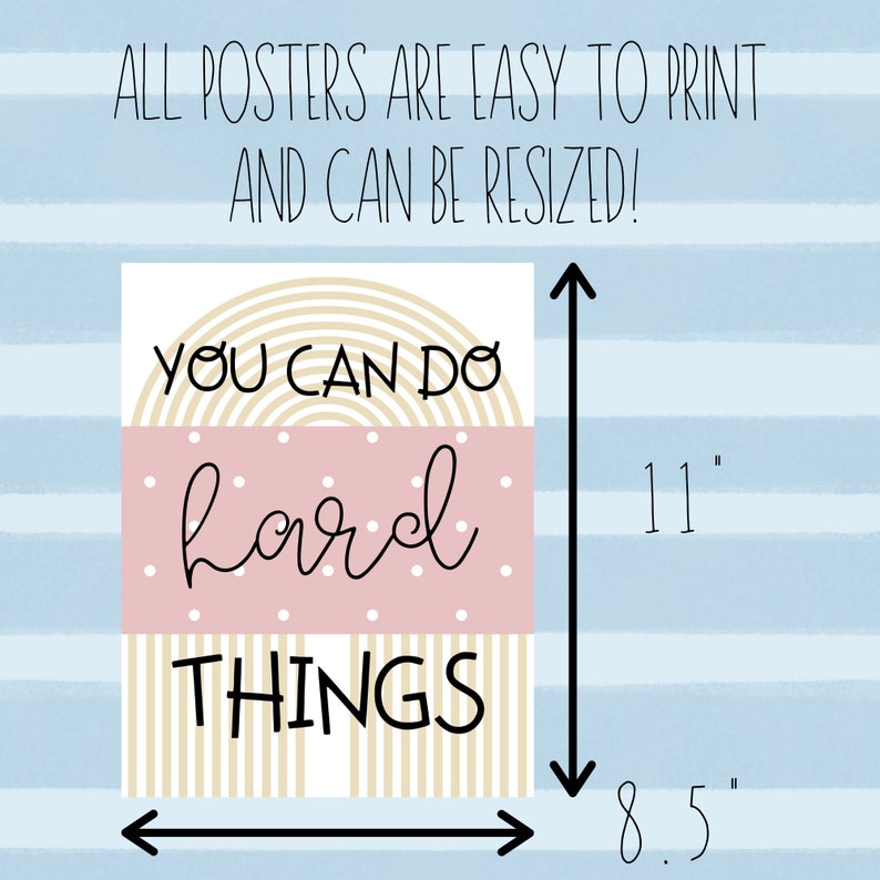 PRINTABLE Modern Classroom Poster Pack | Bulletin Board Posters ...