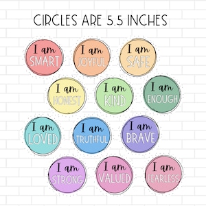 EDITABLE Affirmation Station Posters | Spotty Rainbow | Bulletin Board ...